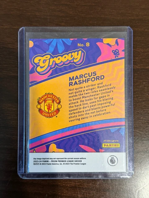 MARCUS RASHFORD 2023-24 Panini Prizm EPL #19 Groovy SP Manchester ...