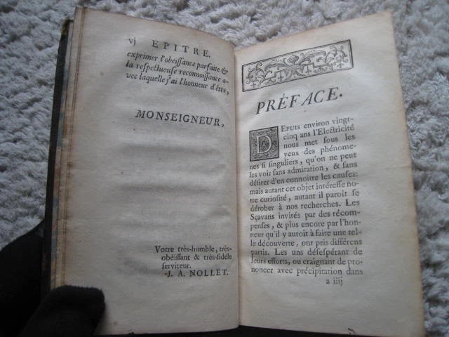 RARE E.O ESSAI Sur L'electricite Des Corps Nollet Physique Gravures Depl. 1746 EUR 250,00 ...