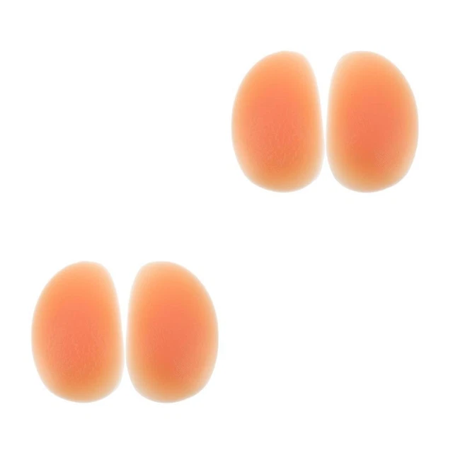 4 PCS SILICONE Butt Pads Removable Buttocks Inserts Women Padded Butt ...