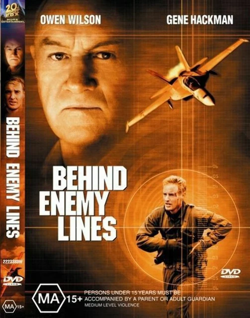 BEHIND ENEMY LINES DVD Gene Hackman Movie Owen Wilson - AUSTRALIAN REGION 4 h18 $11.52 - PicClick AU