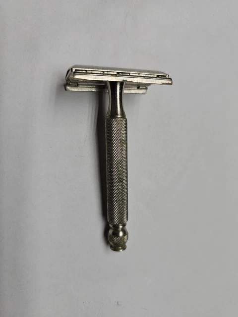 GILLETTE DOUBLE EDGE Safety Razor Military Issue Vintage 1932 $29.00 ...