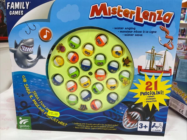 GIOCO PESCA 21 Pesci Con 4 Canne Da Pesca EUR 12,00 - PicClick IT