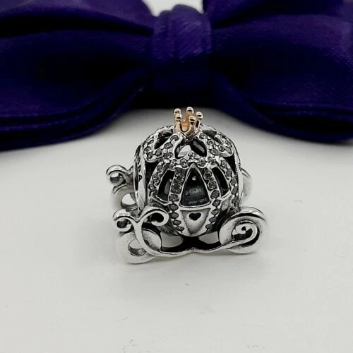 NEW GENUINE PANDORA Disney Cinderella's Pumpkin Coach Carriage Charm #791573CZ £42.85 - PicClick UK