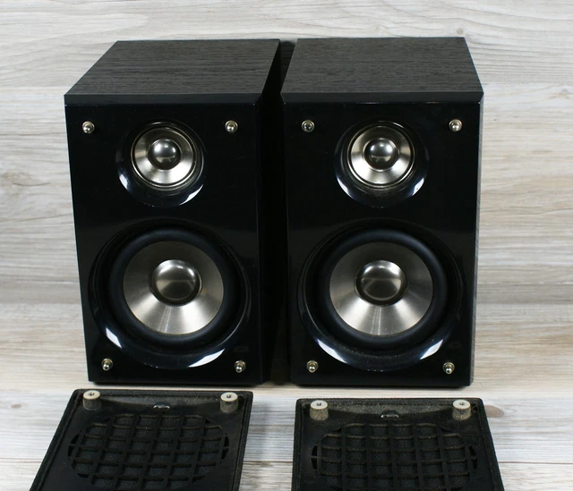 HITACHI AX-M136I MICRO Bookshelf Hi-Fi Stereo Speakers 50W 4 Ohms ...