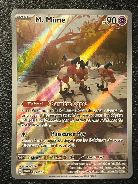 CARTE POKÉMON M.MIME 179/165 - AR - MEW Pokemon 151 - EV3.5 FR EUR 1,50 - PicClick FR