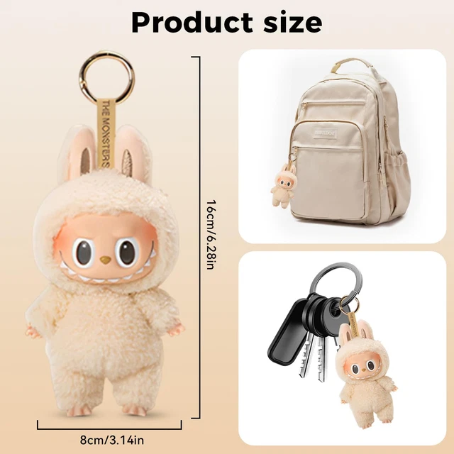 LABUBU, LABUBU KEYCHAIN, Labubu Puppets, Hanging Card Plush Vinyl Plush ...