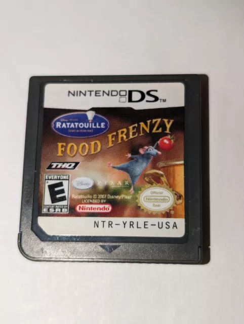 NINTENDO DS - RATATOUILLE FOOD FRENZY GAME - USED TESTED AND WORKING ...