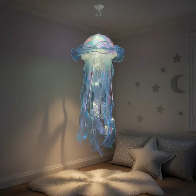 HANGING JELLYFISH LAMP Plastic - Dreamjelly £8.23 - PicClick UK