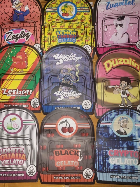 LATEST DESIGNS BACKPACK Cali Packs Resealable Zip Lock Mylar 3.5 Bags £ ...