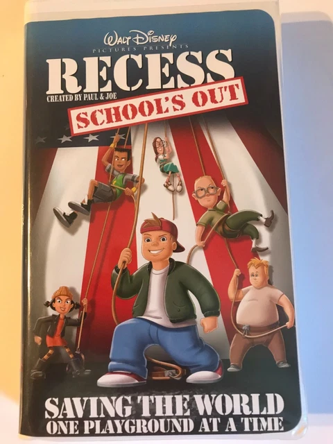DISNEY'S RECESS SCHOOL'S Out ~ Vhs ~ Saving The World 1 Playground At A ...