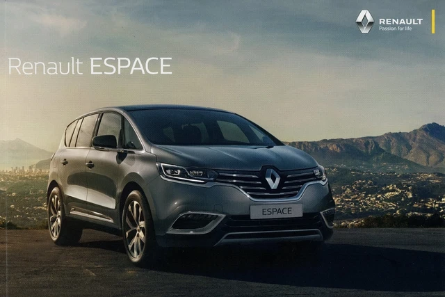 RENAULT ESPACE PROSPEKT 2017 3/17 D broszura brochure broschyr catalog ...