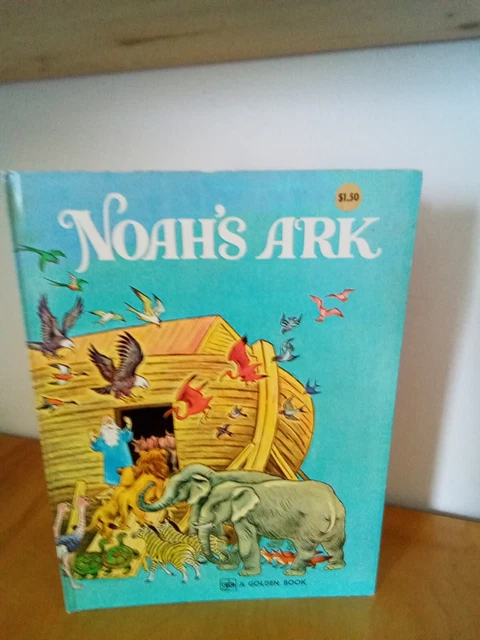 NOAH'S ARK-BARBARA SHOOK Hazen-Tibor Gergely-Hc-1975-A Big Golden Book $9.59 - PicClick CA