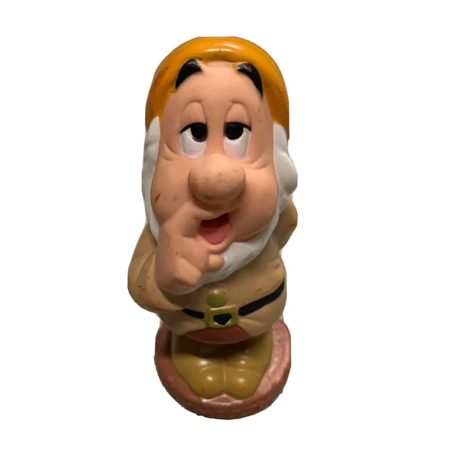 VINTAGE DISNEY SNOW White 7 Dwarfs Sneezy Rubber Vinyl Toy £7.84 ...