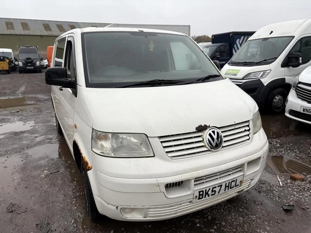 57 PLATE VOLKSWAGEN Transporter T5 1.9L Tdi Camper Day Van 12 Months ...