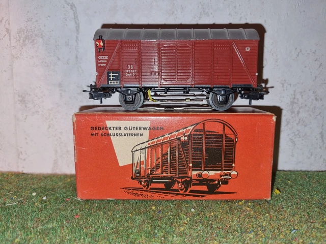 MÄRKLIN H0 4506 gedeckter Güterwagen mit Schlusslaternen Schlusswagen OVP ! TOP! EUR 12,00 ...