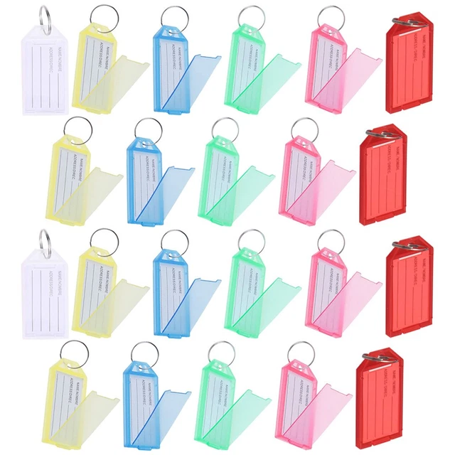 60 PCS COLORFUL Key Identifiers Name Tag Labels Tags for Luggage $31.44 ...