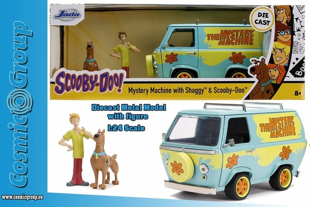 JADA MODEL CAR Scooby-Doo! MYSTERY MACHINE WITH SHAGGY & SCOOBY 1:24 ...