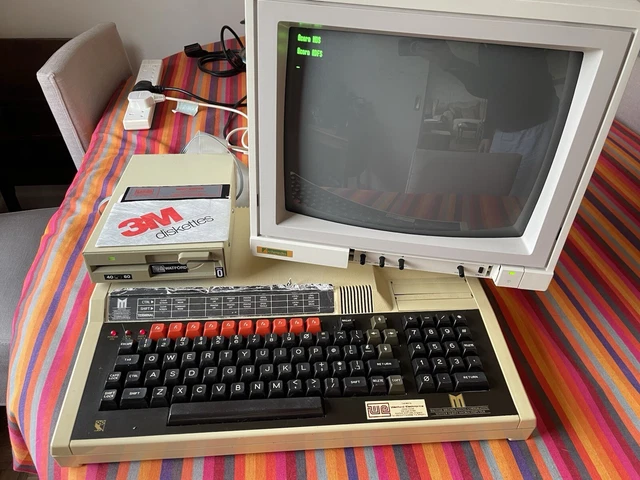 Vintage Acorn Bbc Master Computer With Disk Drive £275 00 Picclick Uk