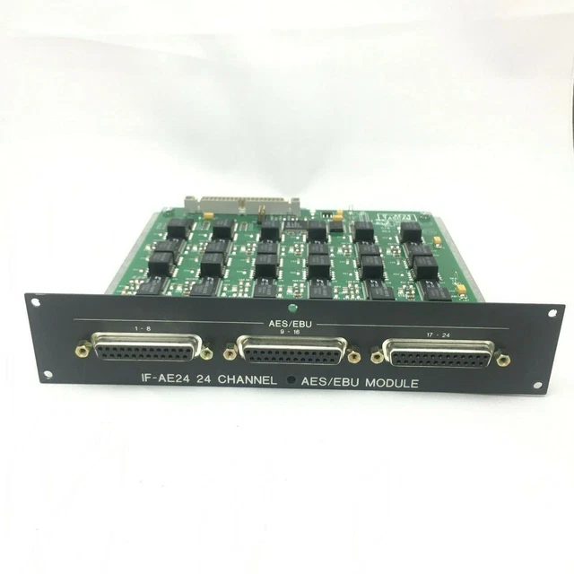TASCAM IF-AE24 CHANNEL aes/ebu module ADAT expansion mx2424 card $350. ...