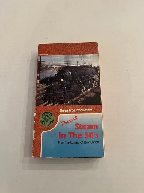 STEAM IN THE 50’s Railroad Vhs Video Tape Green Frog £11.03 - PicClick UK