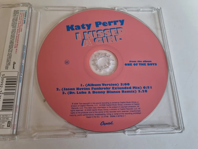 KATY PERRY - I Kissed A Girl CD Maxi Europe EUR 13,99 - PicClick FR