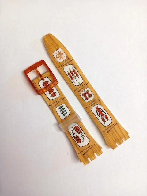 SWATCH CINTURINO NOS Gent Hors d'Oeuvre GF112 2001 Vintage Strap Band ...