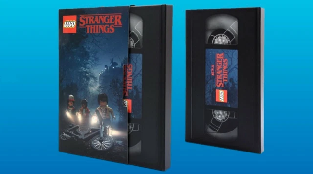 LEGO STRANGER THINGS VHS Design Notebook - Brand New - Rare Collector's ...