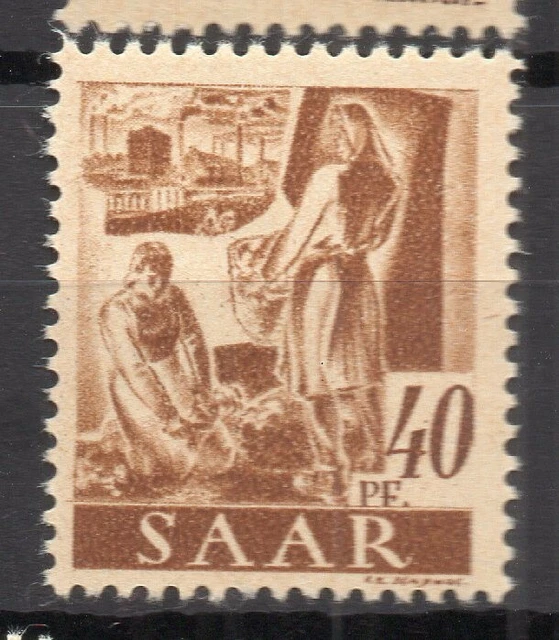 SAAR; (SAARGEBIET) 1947 Jan French Occ. pictorial issue Mint hinged ...