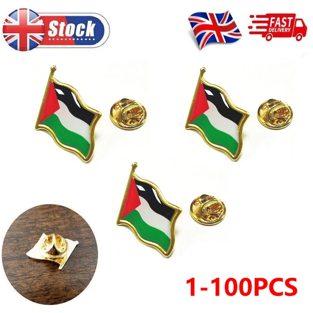 1-100X PALESTINE PALESTINIAN Flag Lapel Pin Badge Free Palestine ...