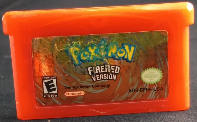 POKEMON: FIRERED VERSION (Nintendo Game Boy Advance, GBA) Authentic ...