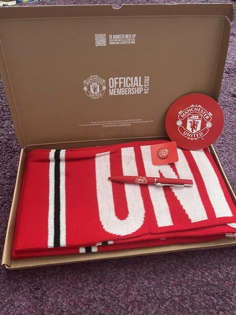 MANCHESTER UNITED 2023/24 Official Membership Pack £18.00 - PicClick UK