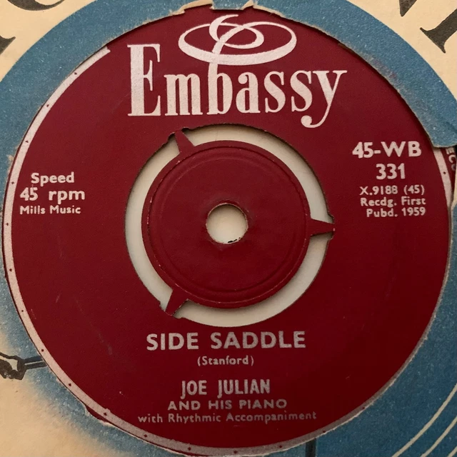 RARE JOE JULIAN - Side Saddle U.k Embassy Wb331 1959 Vg+ £4.69 ...