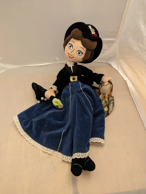 DISNEY STORE MARY Poppins Plush Soft Toy Teddy 21 Inch Large Stamped ...