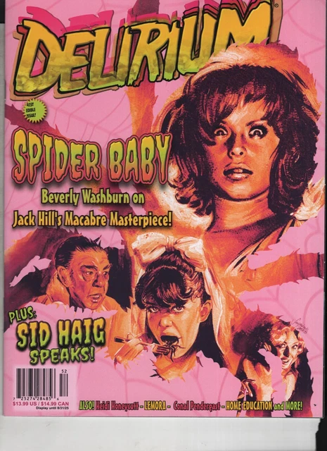 BEVERLY WASHBURN DELIRIUM Magazine Issue #41 2025 Spider Baby £10.43 - PicClick UK