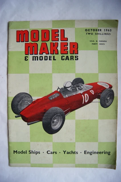 1963 MODEL MAKER & Model Cars Magazine - October £2.50 - PicClick UK