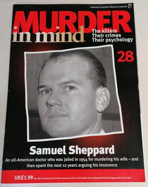 MAGAZINE - MURDER In Mind (Marshall Cavendish) Part #28 Samuel Sheppard ...