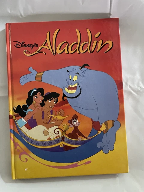 DISNEY’S ALADDIN CHILDREN’S Storybook Illustrated 1992 Hard Copy £6.65 ...