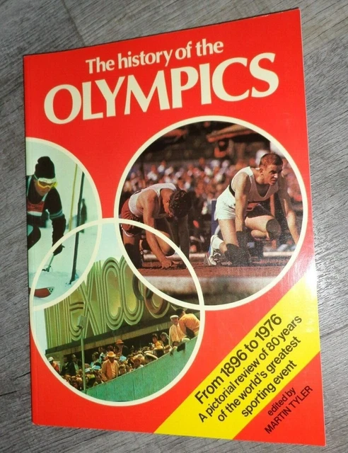 THE HISTORY OF the Olympics From 1896 To 1976 vintage 1970s Book ...
