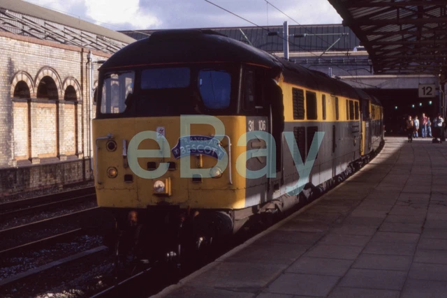 35MM RAILWAY SLIDE of Class 31 31106 & 31102 @ Crewe Copyright to Buyer ...