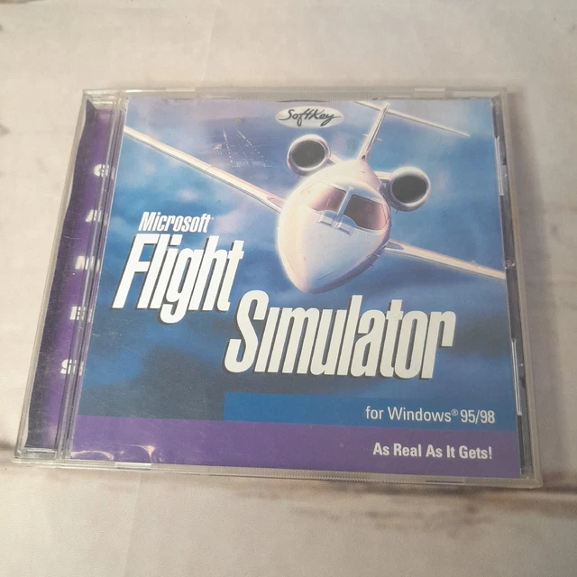 MICROSOFT FLIGHT SIMULATOR Softkey Windows 95/98 £4.50 - PicClick UK