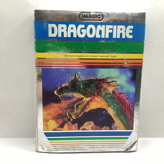 1982 IMAGIC DRAGONFIRE for Mattel Intellivision (V4) S#561 EUR 6,02 ...