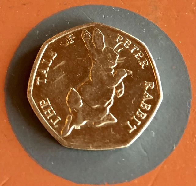 THE TALE OF Peter Rabbit, Collectable 50p Coin (Beatrix Potter 2017) £1 ...