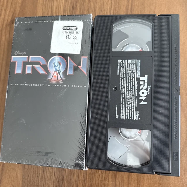 TRON VHS TAPE 2002 20th Anniversary Collector's Edition Disney Home ...