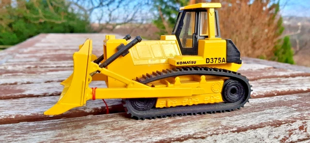 SIKU SUPER 3435 Komatsu D375A Metall Planierraupe Bulldozer 1:50 Gummi ...