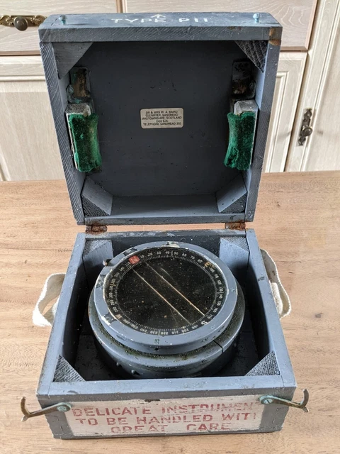 WW2 RAF AIRCRAFT Compass Type P11 Ref No6A/0367 Spitfire/Hurricane £99. ...