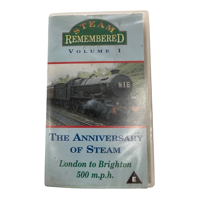 STEAM REMEMBERED VOLUME 1 VHS - Anniversary of Steam Railway History £ ...