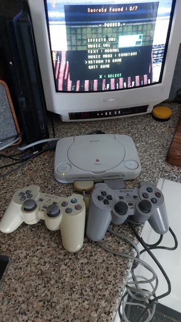 SONY PLAYSTATION PS1 PSOne Slim Console With Two Controllers £45.00 - PicClick UK