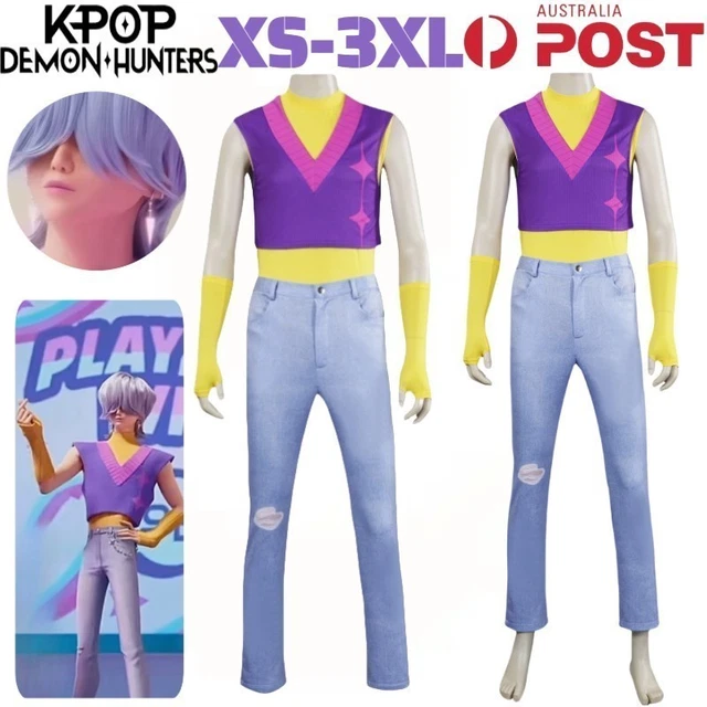 K-POP: DEMON HUNTERS Saja Boys Mystery Cosplay Costume Halloween Vest ...