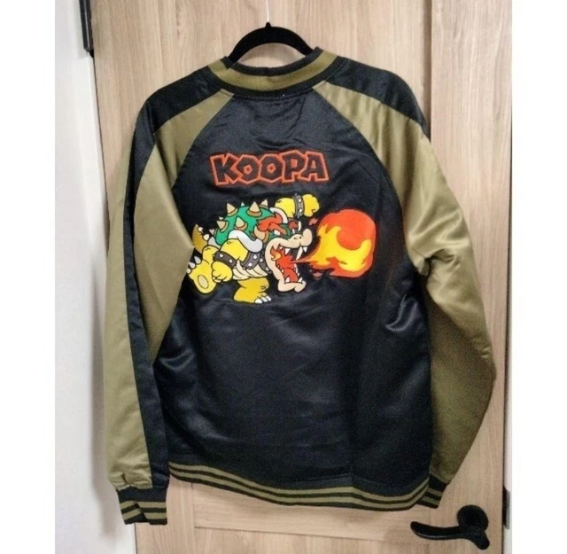 USJ SUPER NINTENDO World Koopa Bowser Stadium Jacket L Size Universal ...