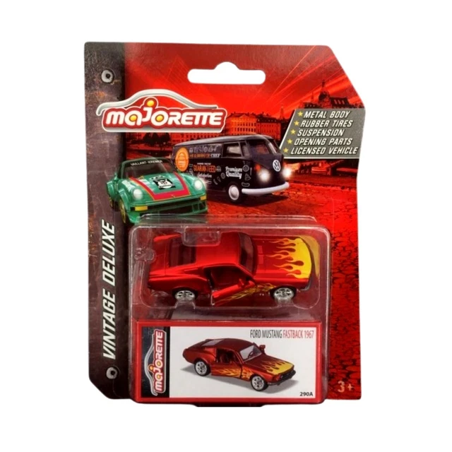 SMOBY TOYS MAJORETTE Vintage Deluxe Range - Diecast 1:59 Scale Red ...